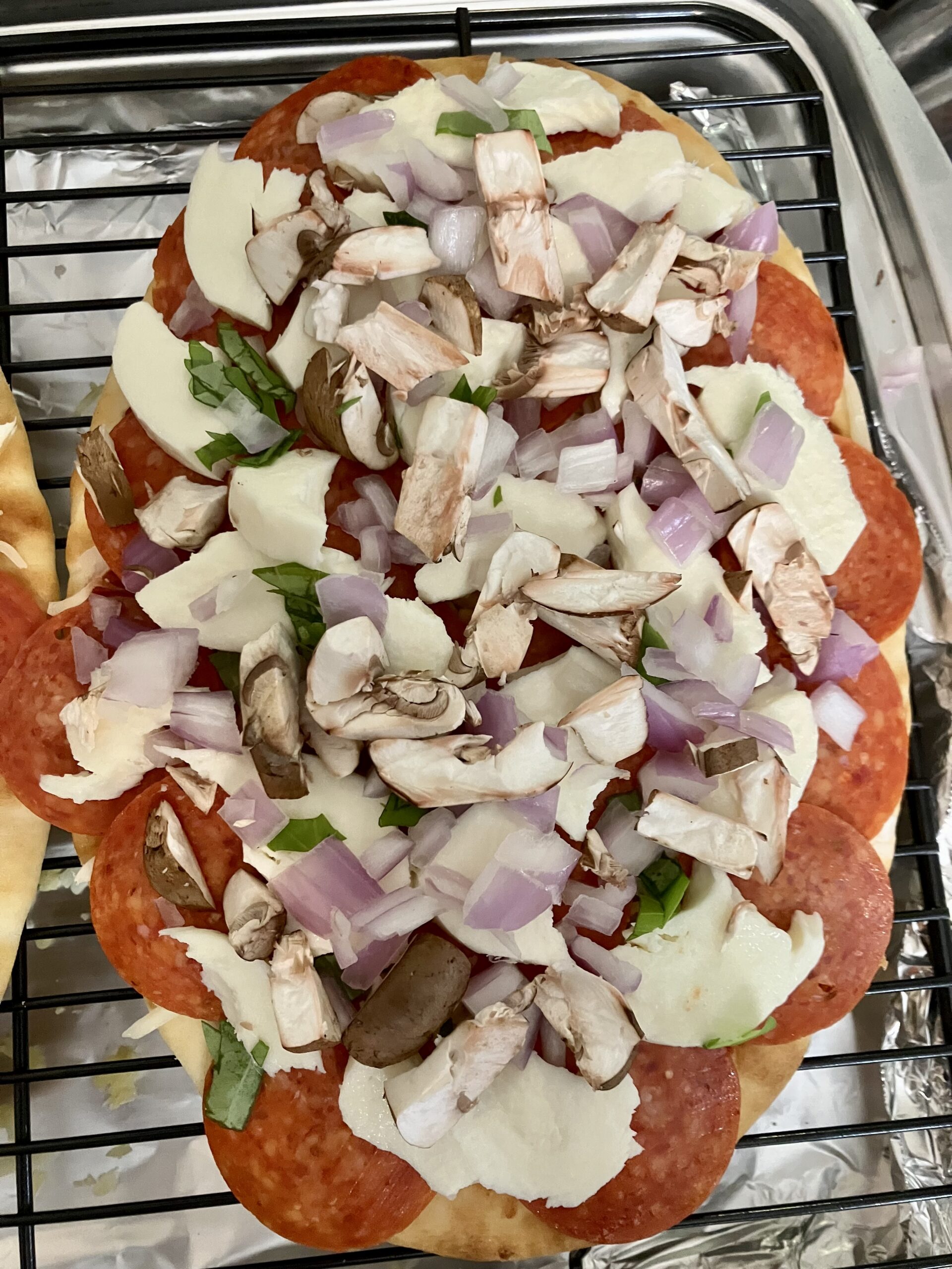 Pepperoni Flatbread - It's Everything Delicious