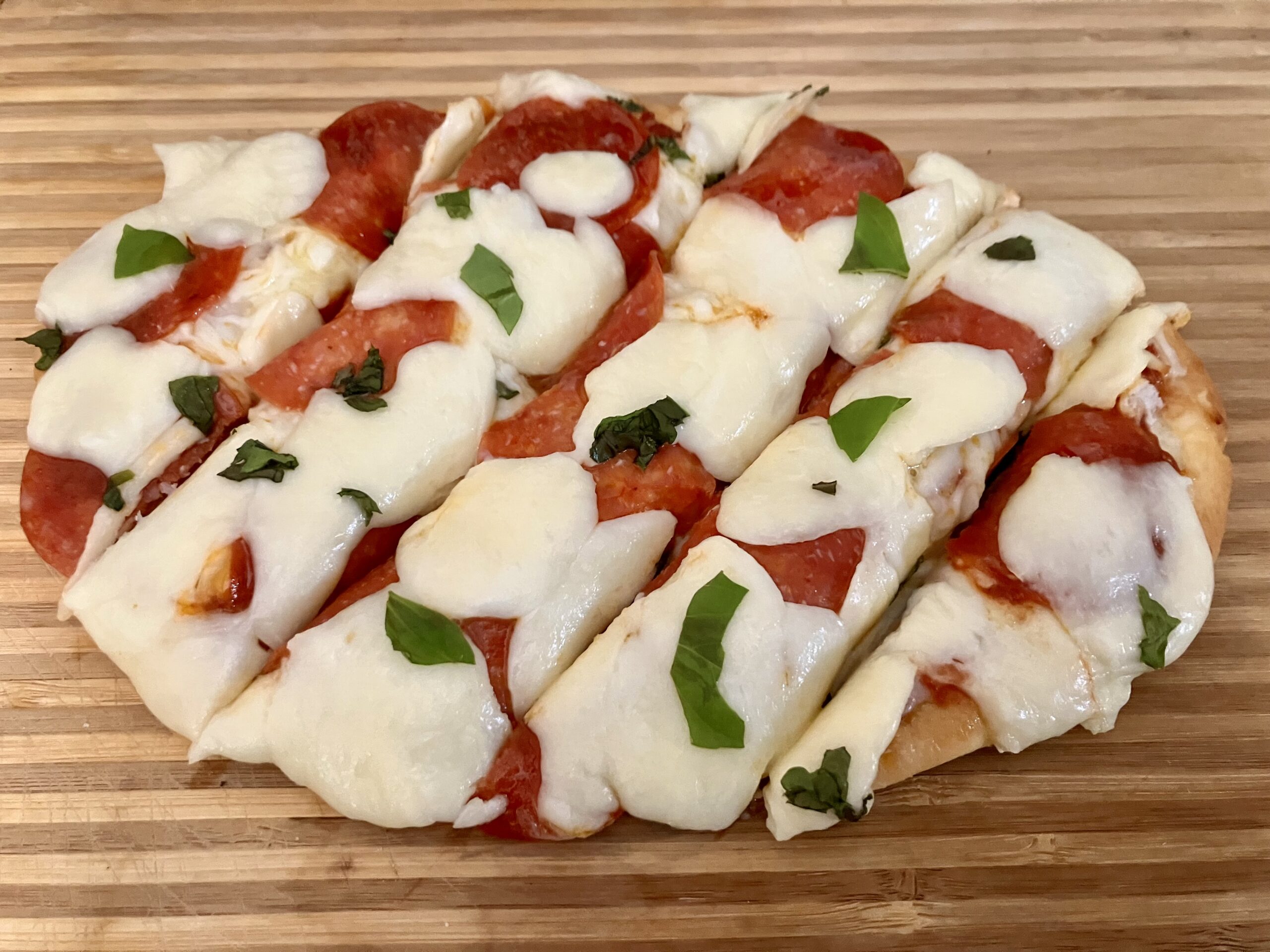 Pepperoni Flatbread - It's Everything Delicious