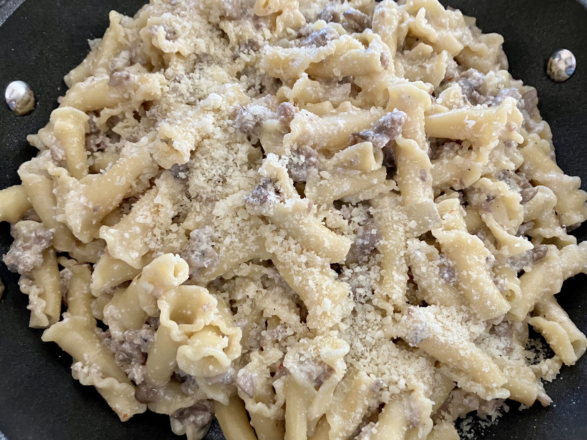 Gigli Pasta (Creamy Sausage Campanelle Pasta Recipe) - It's Everything ...