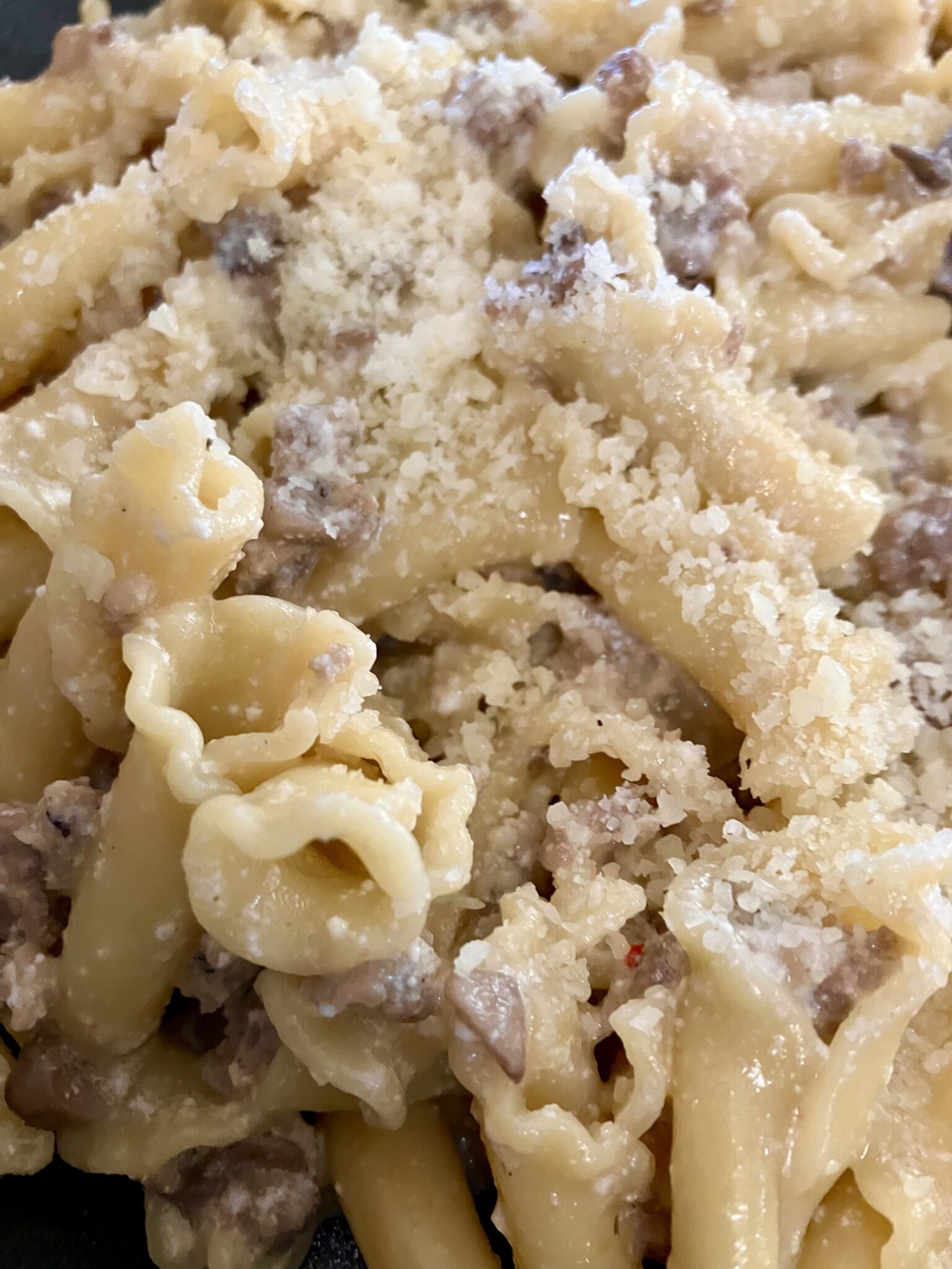 Gigli Pasta (Creamy Sausage Campanelle Pasta Recipe) - It's Everything ...